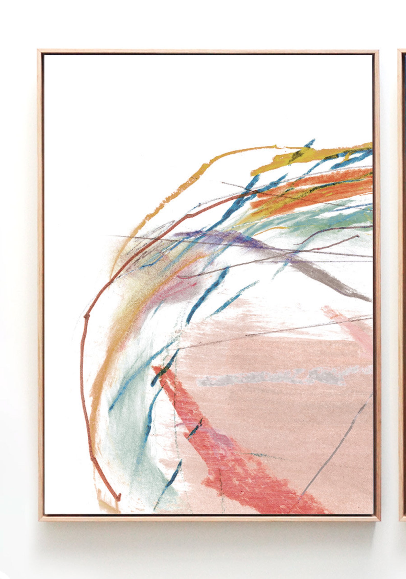 Abstract Art Print Set Set of 2 Prints Abstract Print - Etsy