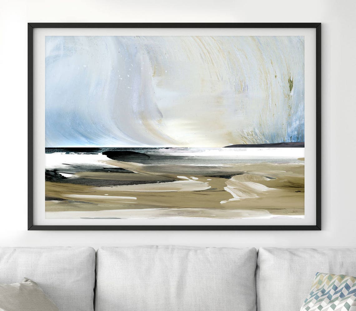 Seascape Painting Large Wall Art Beach Print Beach Art - Etsy