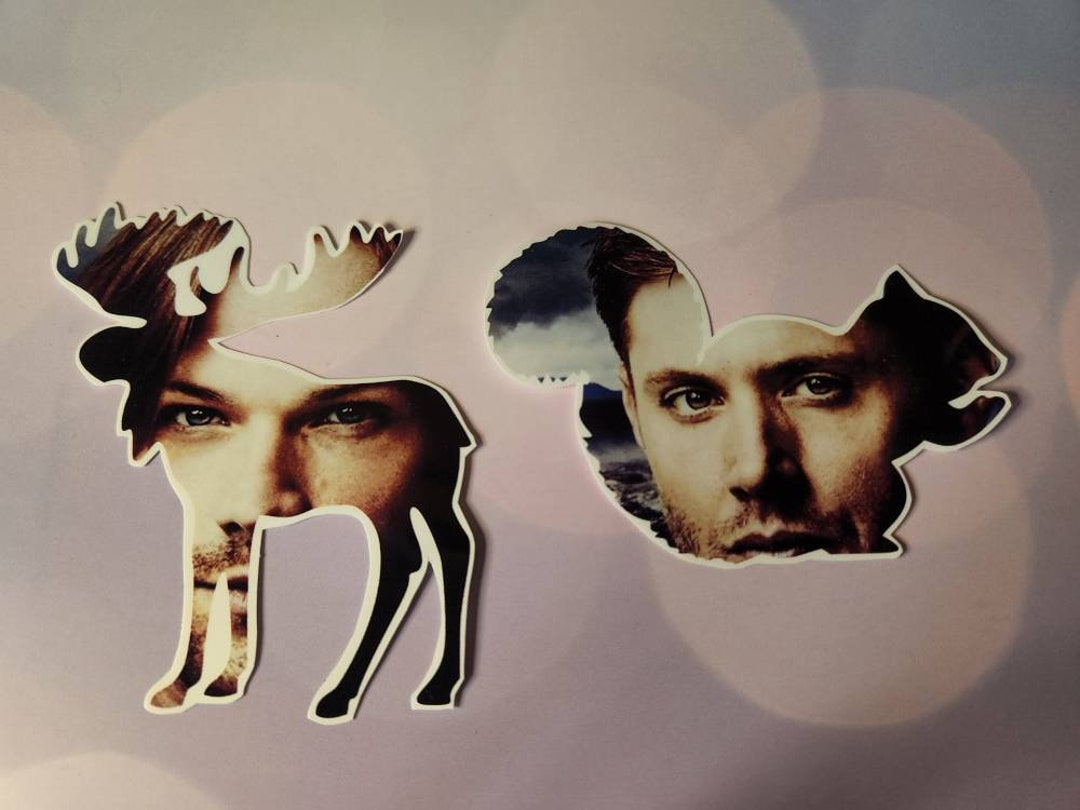 Supernatural Moose and Squirrel Sticker Set - Etsy