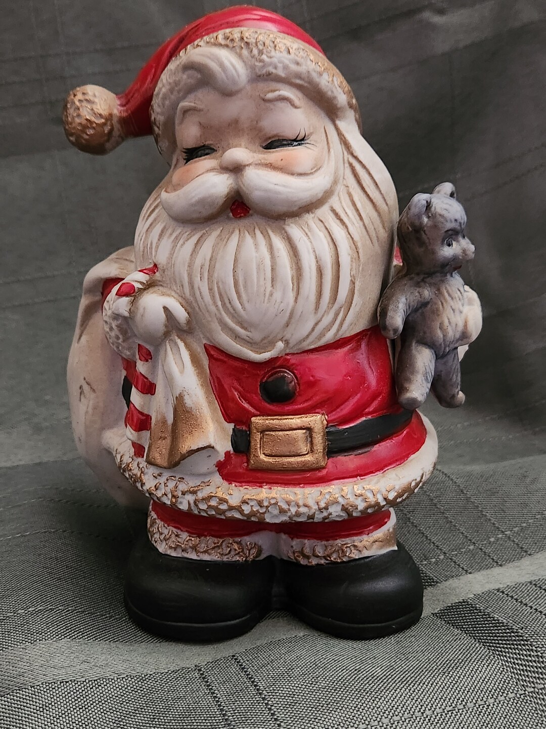 Vintage Santa Coin Bank - Etsy