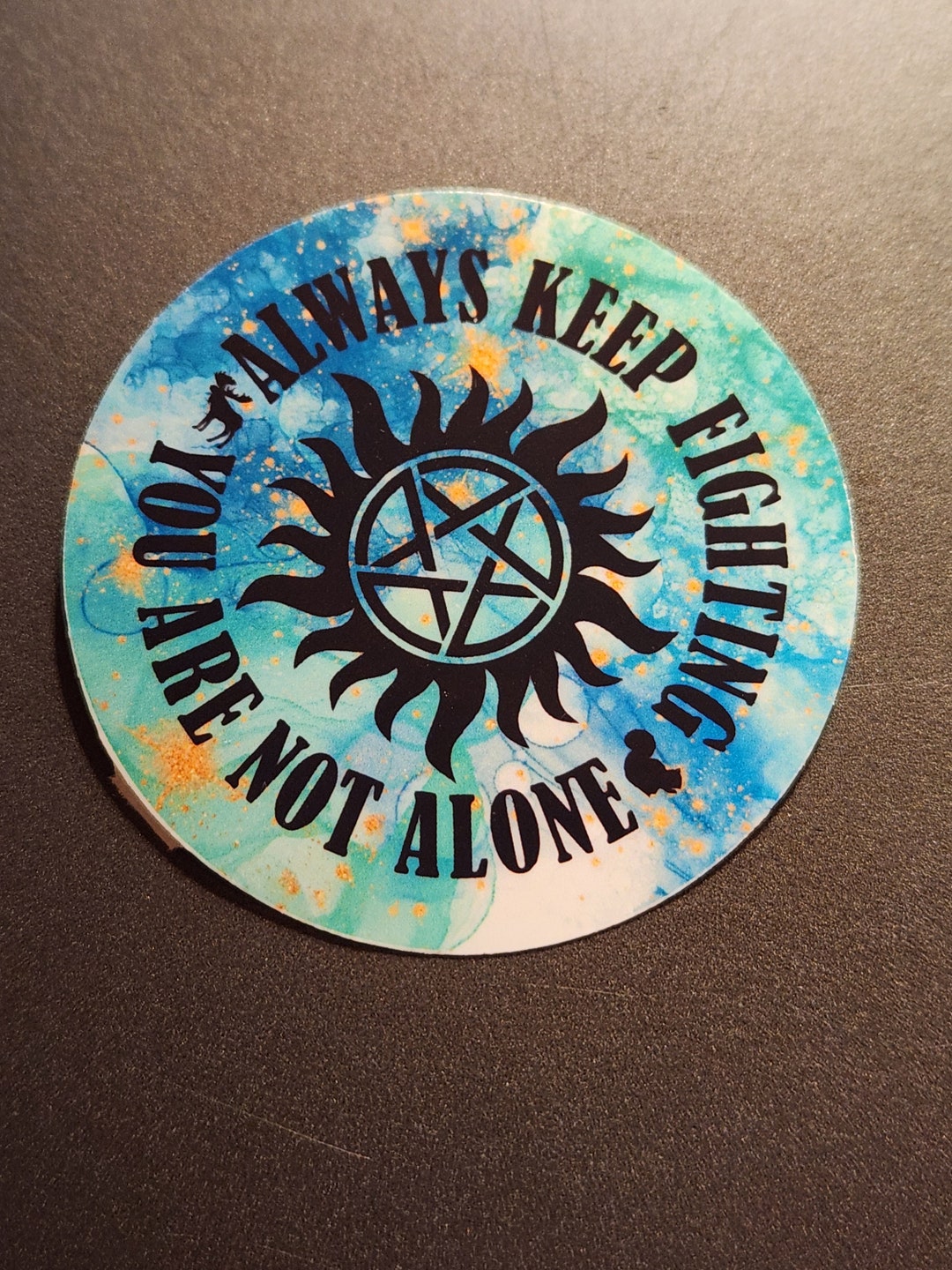 Supernatural AKF Sticker (always Keep Fighting) - Etsy