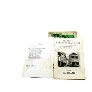2 X Ian Allan ABC of London's Transport - No 1 Buses and Coaches 1949 3rd Edition & No 2 Trams ...