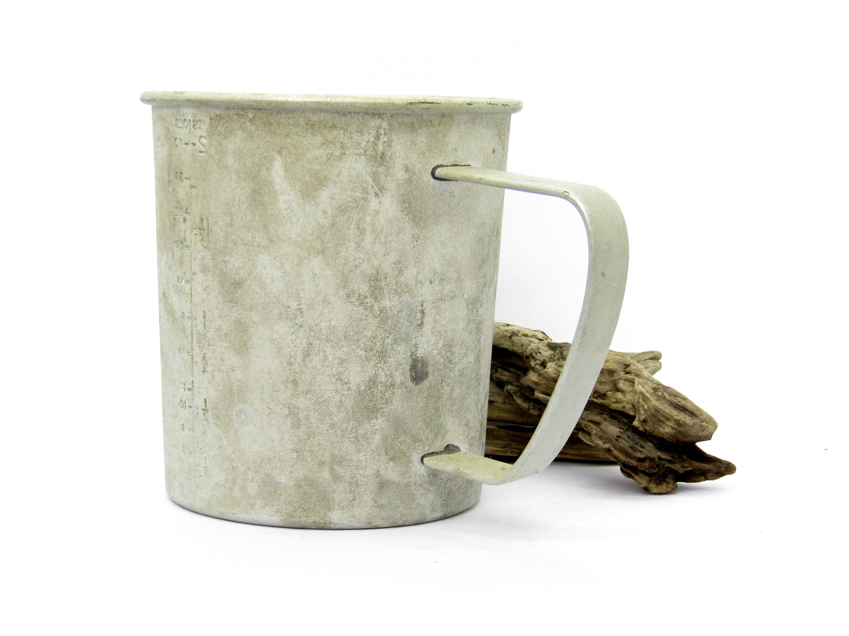 Metal measuring jug vintage aluminium tin water jug rustic | Etsy