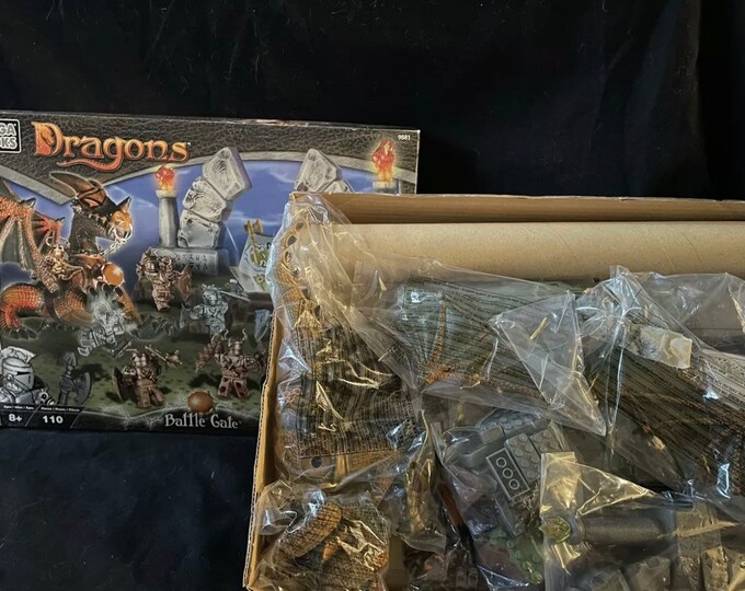 Mega Bloks Dragons 9881 Battle Gate NEW in Sealed Box - Etsy