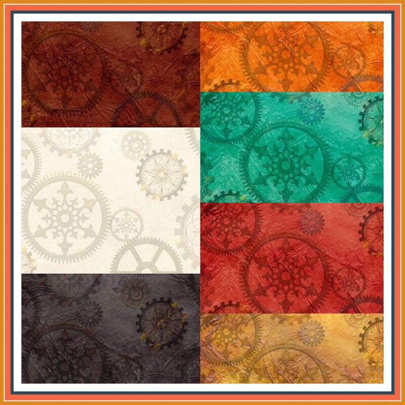 Steampunk Fabric - Etsy