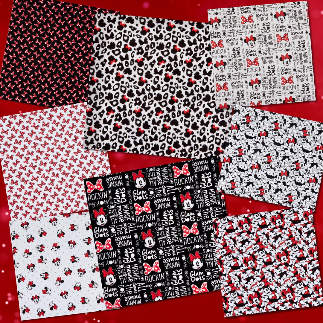 DISNEY Minnie is Back in DREAMING in DOTS Collection by Camelot; 100% ...