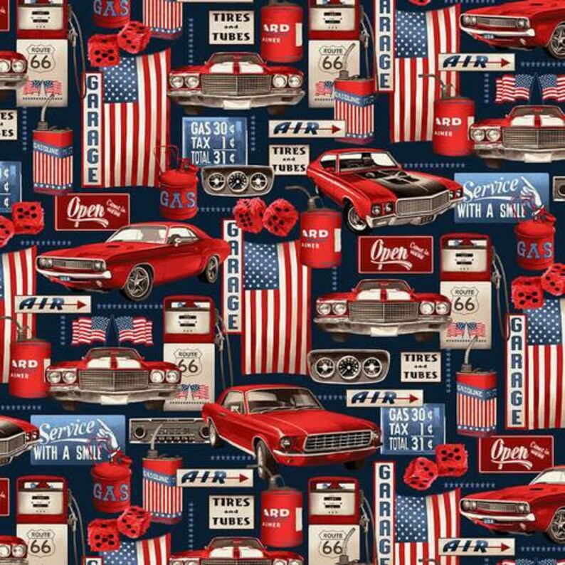 American Muscle: Garage Collage 1970's Muscle Cars and | Etsy