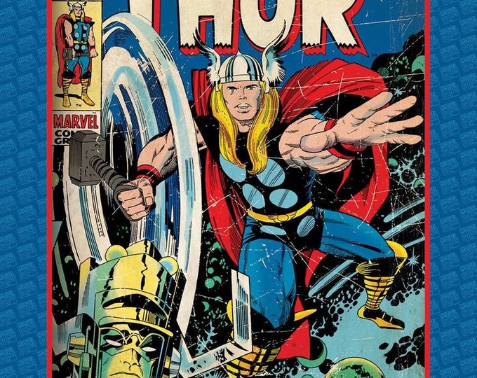 Mighty Thor Panel,avengers, 36" X 44" Cotton, Woven Fabric Official ...