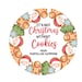Christmas Cookie Personalized Labels, Custom Christmas Baking Stickers ...