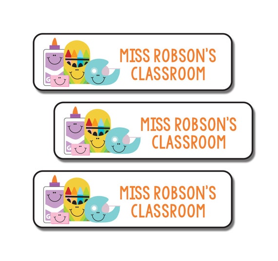 Teacher Stickers for School Teacher Name Labels | Etsy