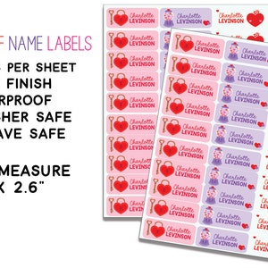 Daycare Labels 30 Personalized Name Labels Custom - Etsy