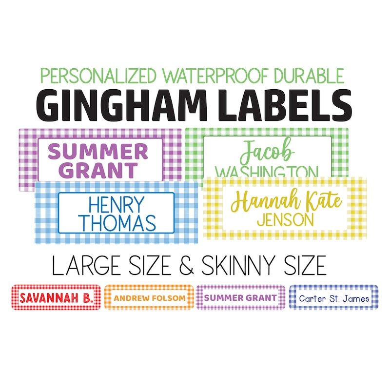 X Large Name Sticker - Etsy