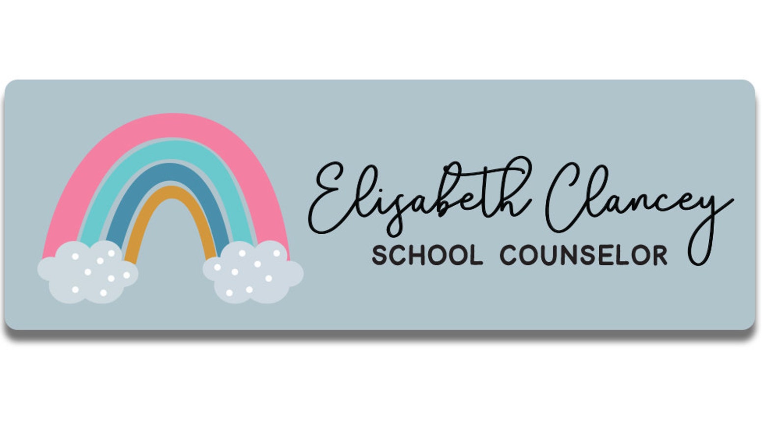Rainbow Teacher Door Sign Personalized Teacher Sign Teacher - Etsy