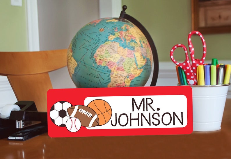 Personalized Teacher Sign Male Teacher Sign Gift for Coach | Etsy