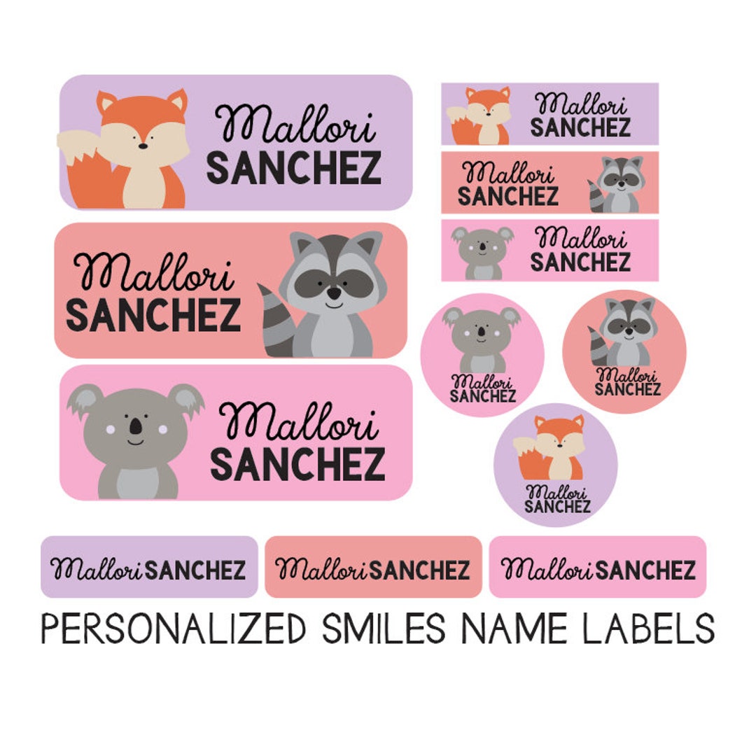 Variety Pack Name Labels, Skinny Labels, Iron on Clothing Labels ...
