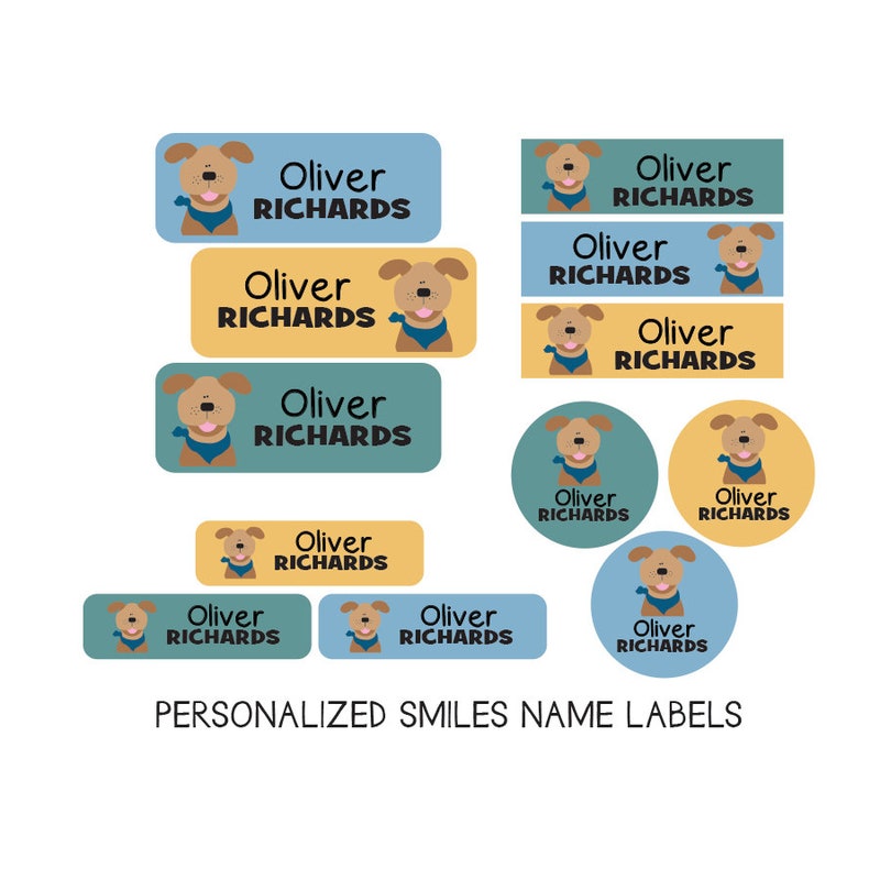 Dog Labels - Etsy