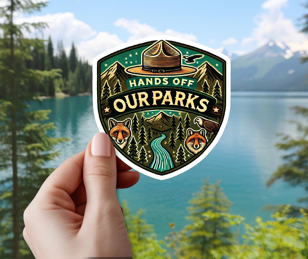 Protect Our Parks Sticker | Hands of Our National Parks Decal | Public ...