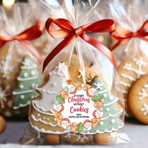 Christmas Cookie Personalized Labels, Custom Christmas Baking Stickers ...