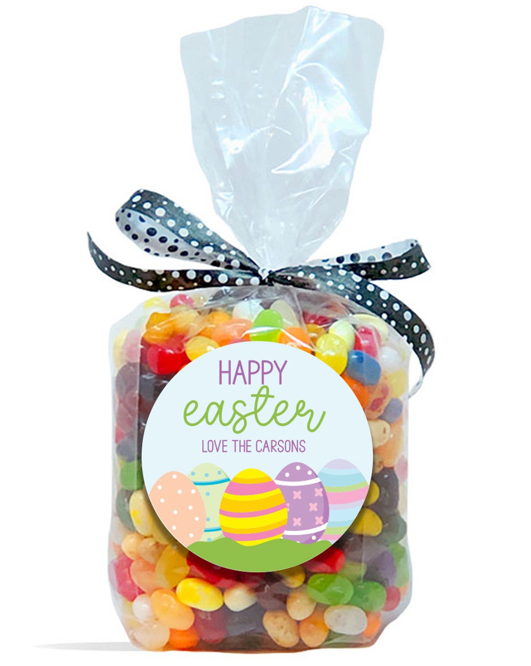 Personalized Easter Gift Stickers | 12 Personalized Easter Treat Bag ...
