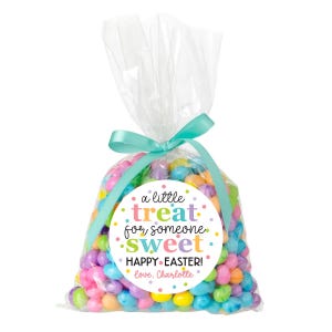 Easter Stickers | Personalized Easter Gift Tags | 12 Custom Name Happy ...