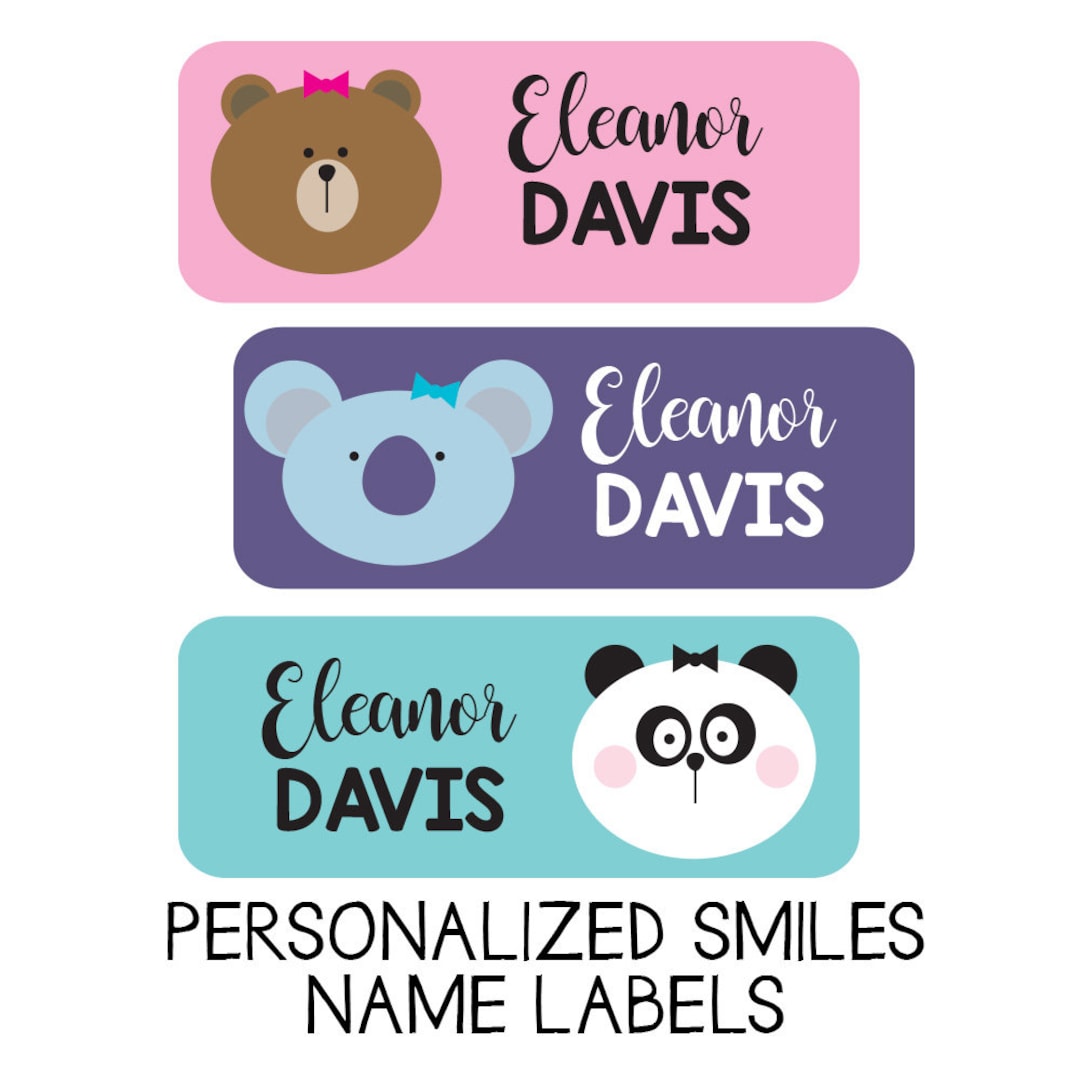 Waterproof Name Stickers | Camp Labels | School Labels | Daycare ...