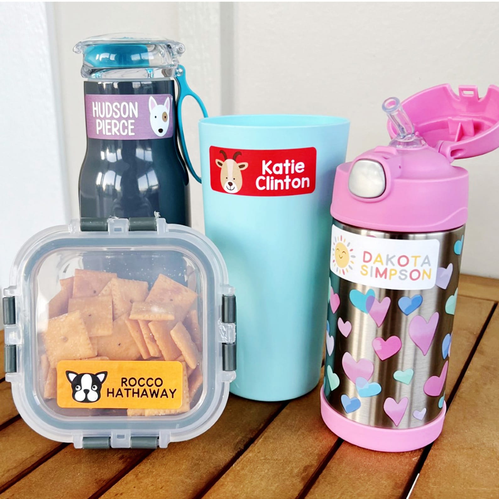 Name Labels for School Supplies Custom Waterproof Stickers - Etsy