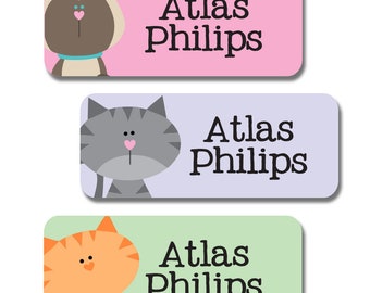School Supply Labels / Name Tags for School Supplies / School - Etsy