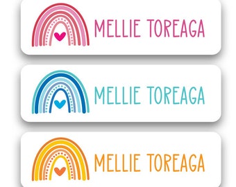 Mini Name Labels Waterproof Personalized Skinny Stickers - Etsy