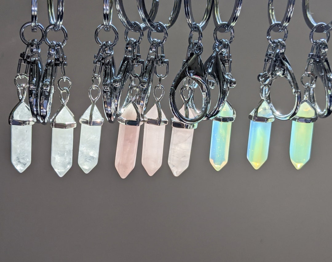 Crystal Keychain - Etsy