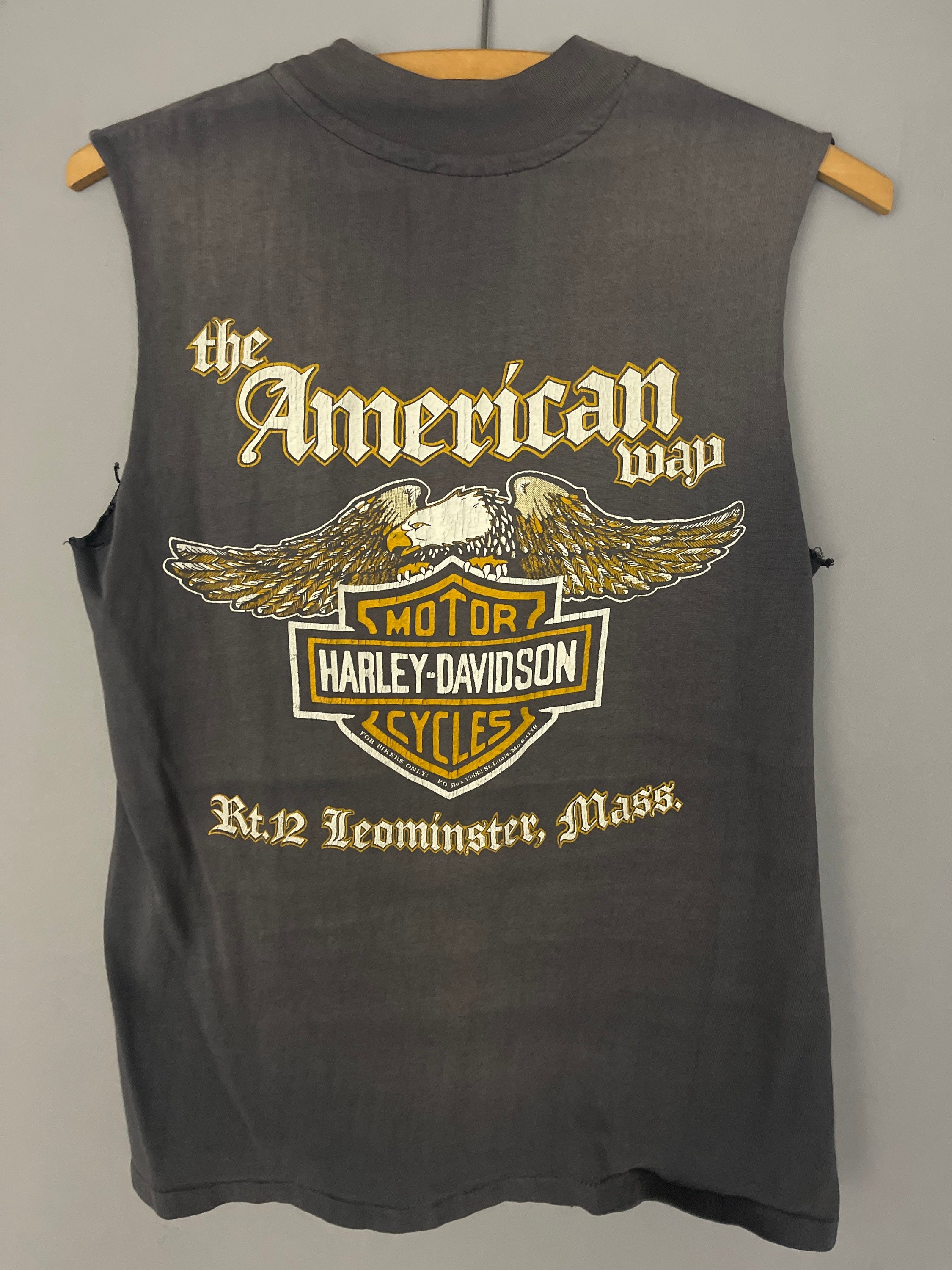 Vintage Harley Davidson Motorcycle Tank Top for Bikers Only - Etsy
