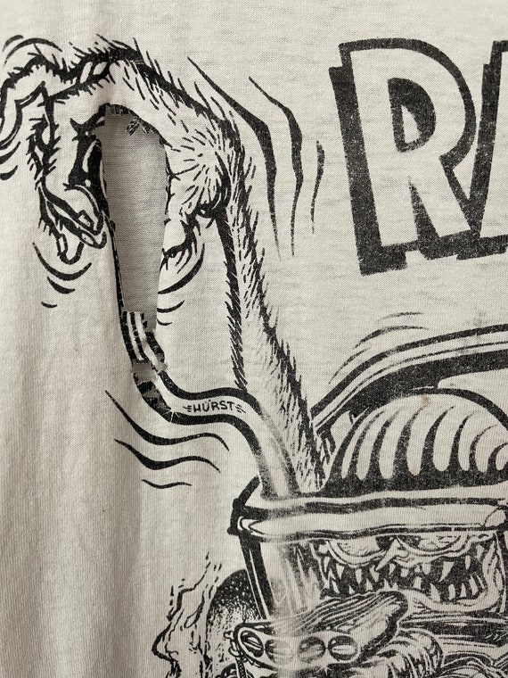 Rat Fink Ed Roth The Rat trashed tank top, cut off sl… - Gem
