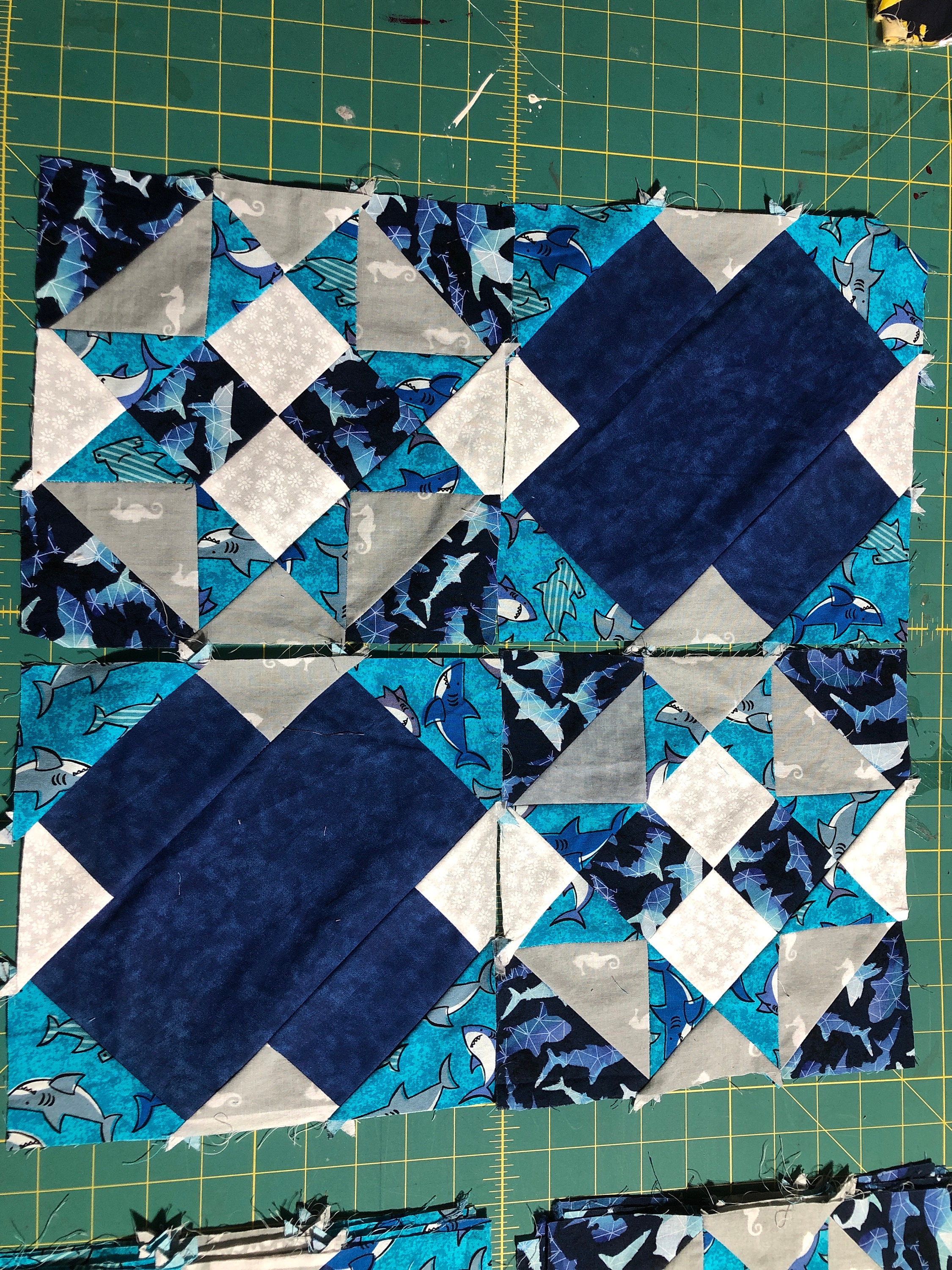 Shark Quilt Blocks - Etsy