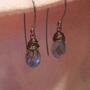 Dangle Crystal Earrings - Etsy
