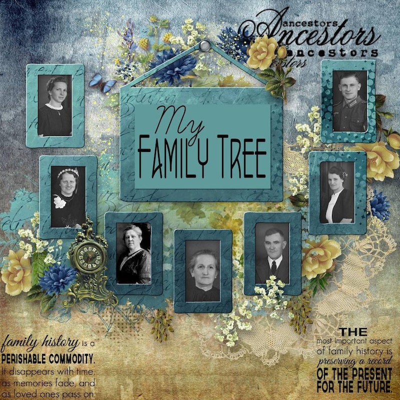 Tree Scrapbook Paper - Etsy