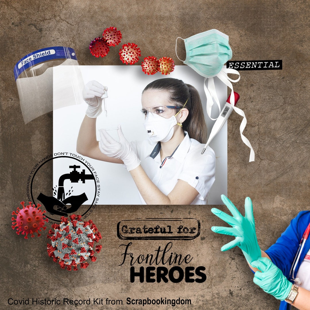 Covid Historic Record DIGITAL Scrapbooking Kit - Create a Photobook ...