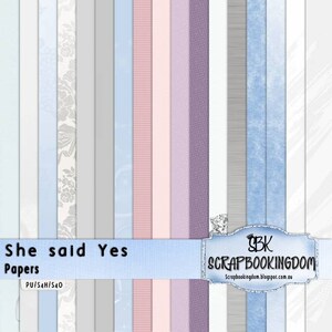 Engagement Digital Scrapbook Kit, Marriage Proposal : Also Suits ...