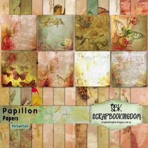 PAPILLON : Butterflies Scrapbook Kit , Great Collection of Butterflies ...