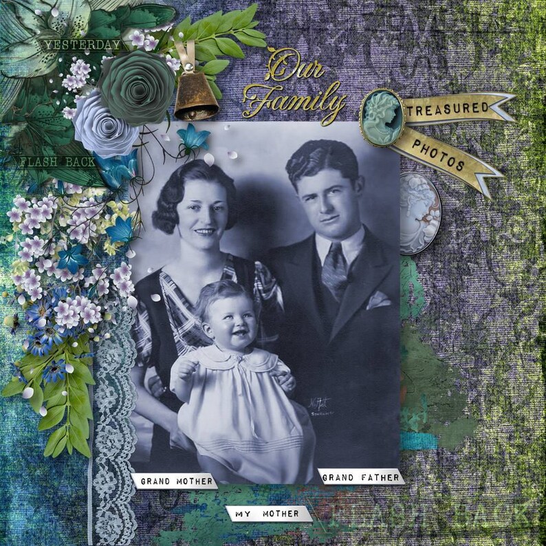 Memory Keeper Family Tree Genealogy Ancestry Digital | Etsy