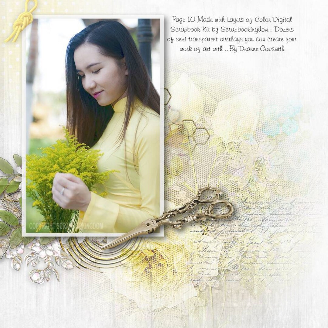 Layers of Color Scrapbook Kit Digital Art at Your Fingertips. Dozens of ...