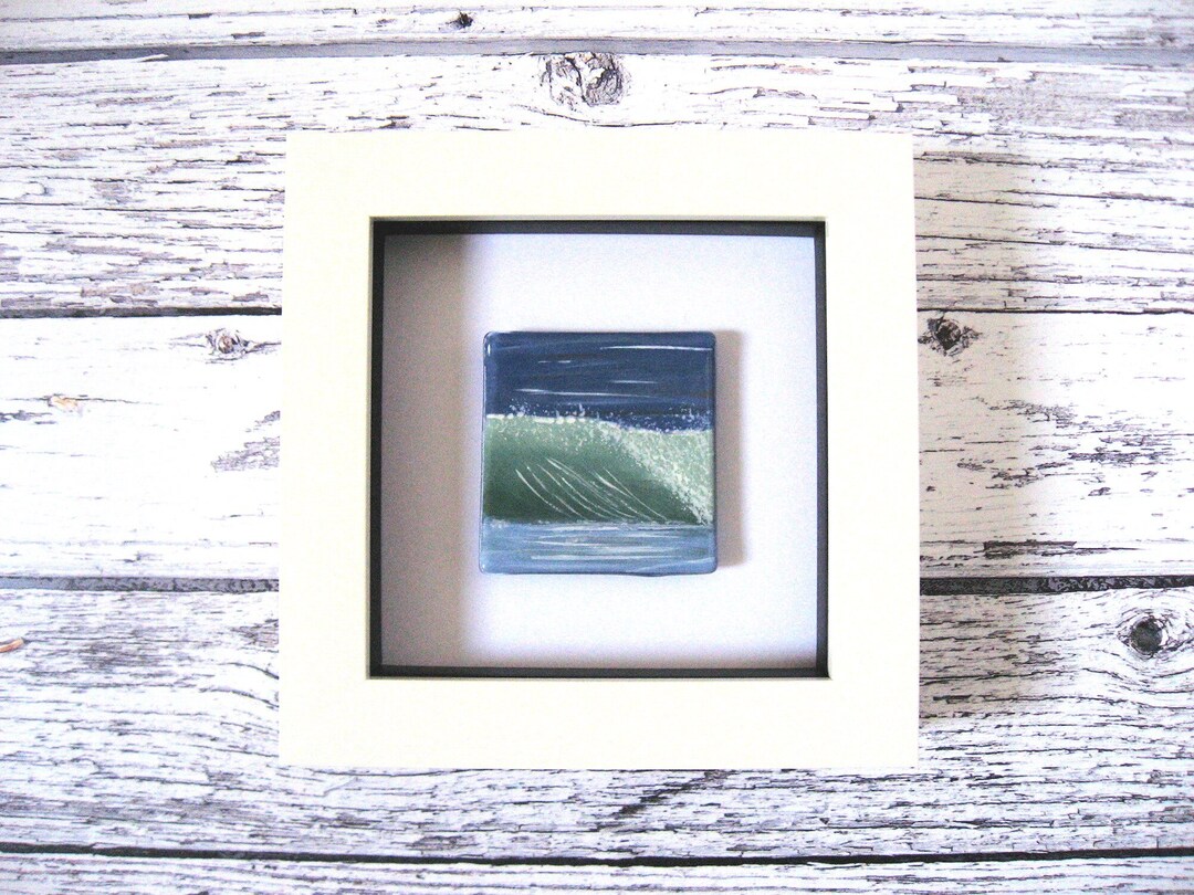 Mini Glass Art Painting Picture in 12.5 X 12.5cm Frame - Etsy UK