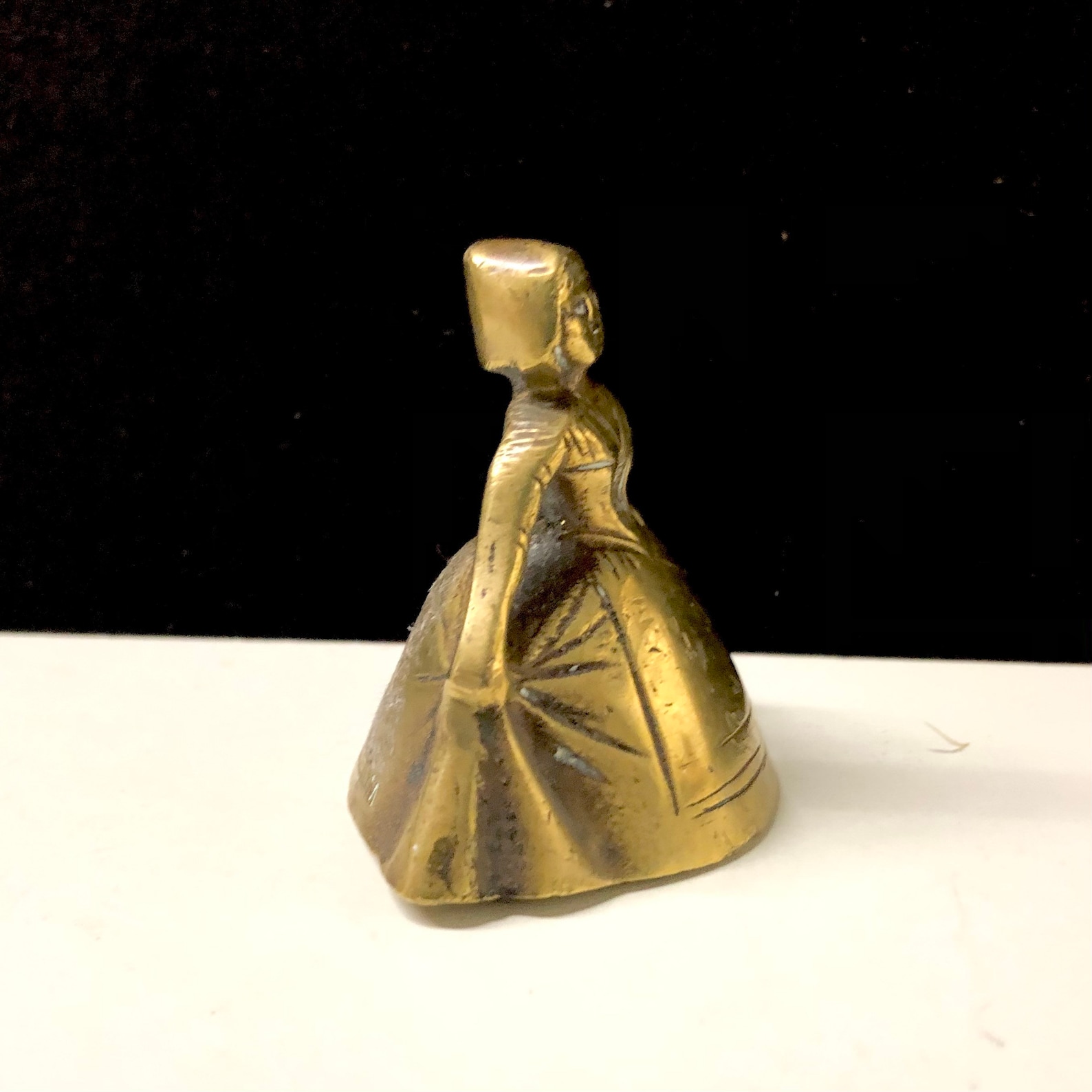 Cute Vintage Belgian Maid Brass Bell | Etsy