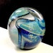 Robert Eickholt Art Glass Paperweight 1988 3.5H Iridescent Free ...