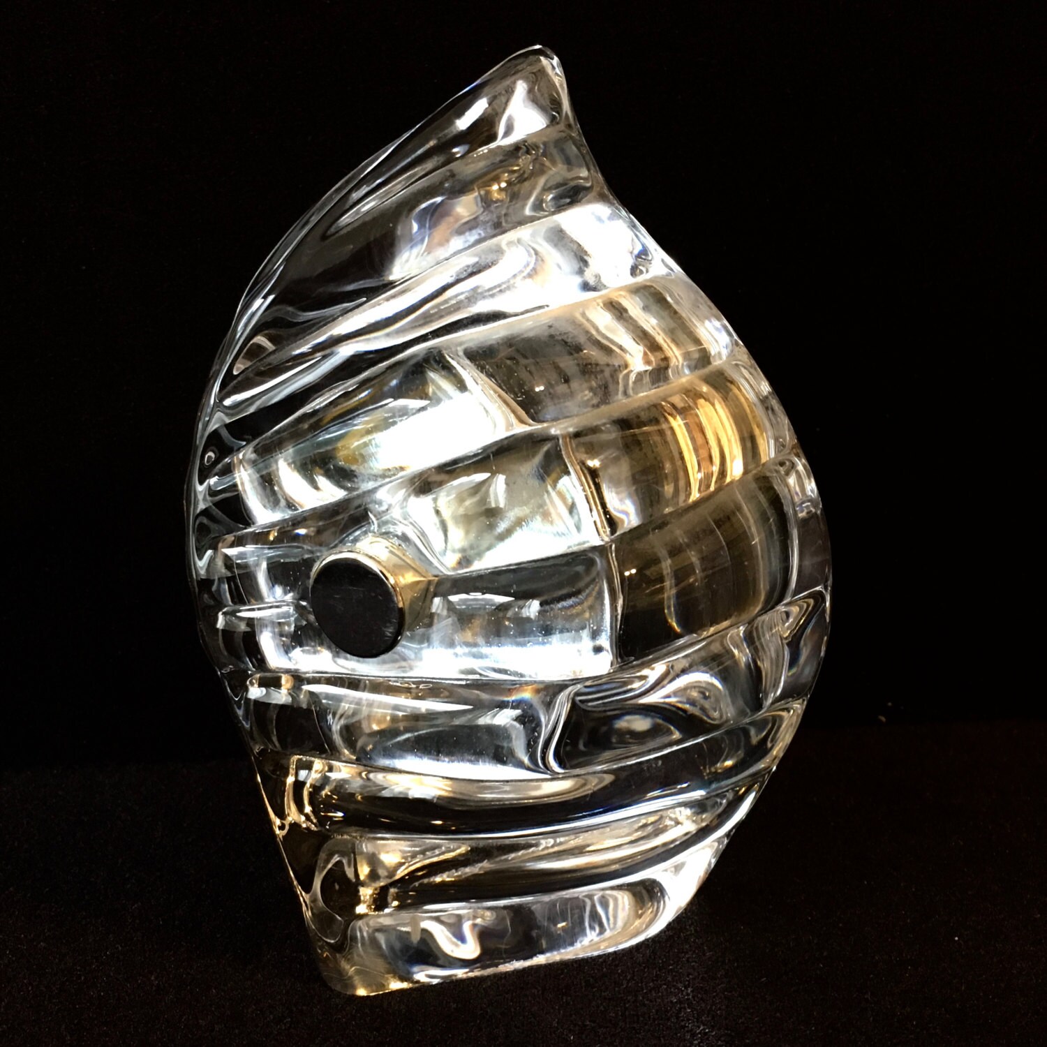 Stunning Daum Teardrop Crystal Clock 6.5h | Etsy