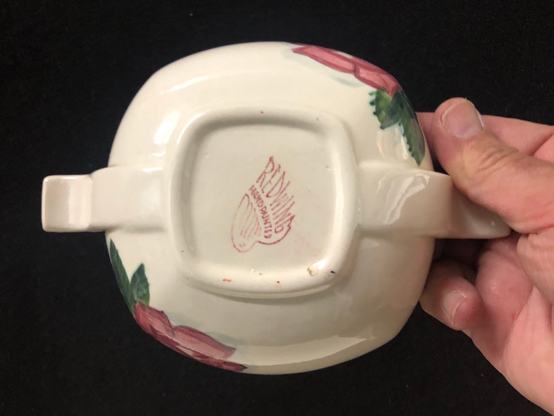 Red Wing Pottery Rose Serving Dish With Lid Mid Century Dining - Etsy