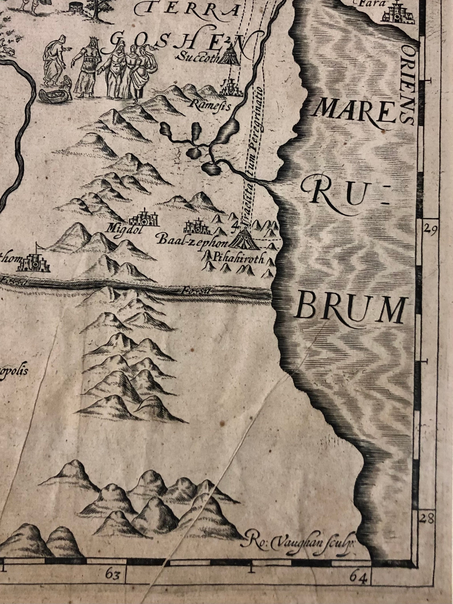 Thomas Fuller aegyptus Antiqua 1600s Map of Ancient Egypt | Etsy