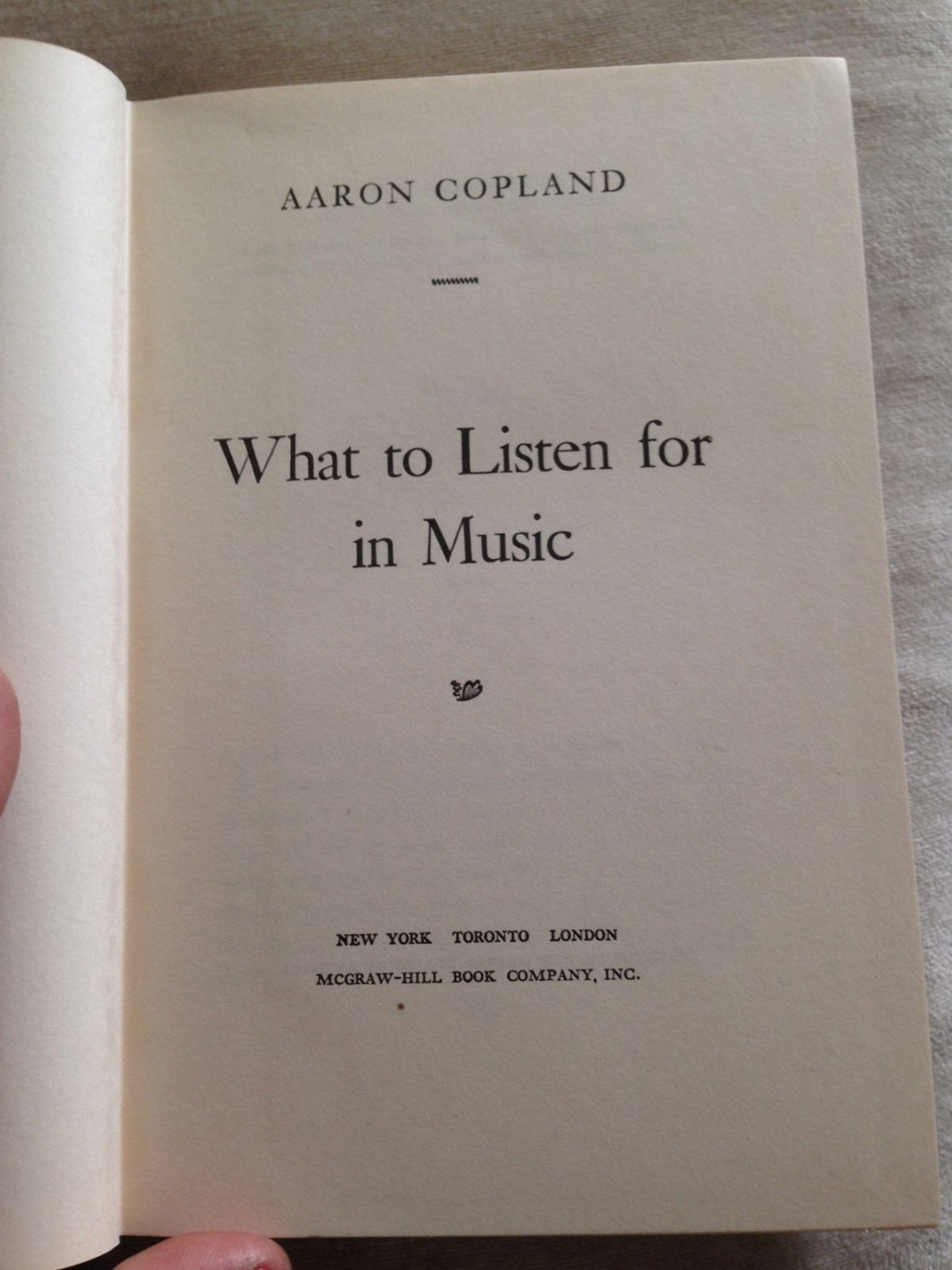 Aaron Copland What to Listen for in Music 1939 Scarce HBDJ - Etsy
