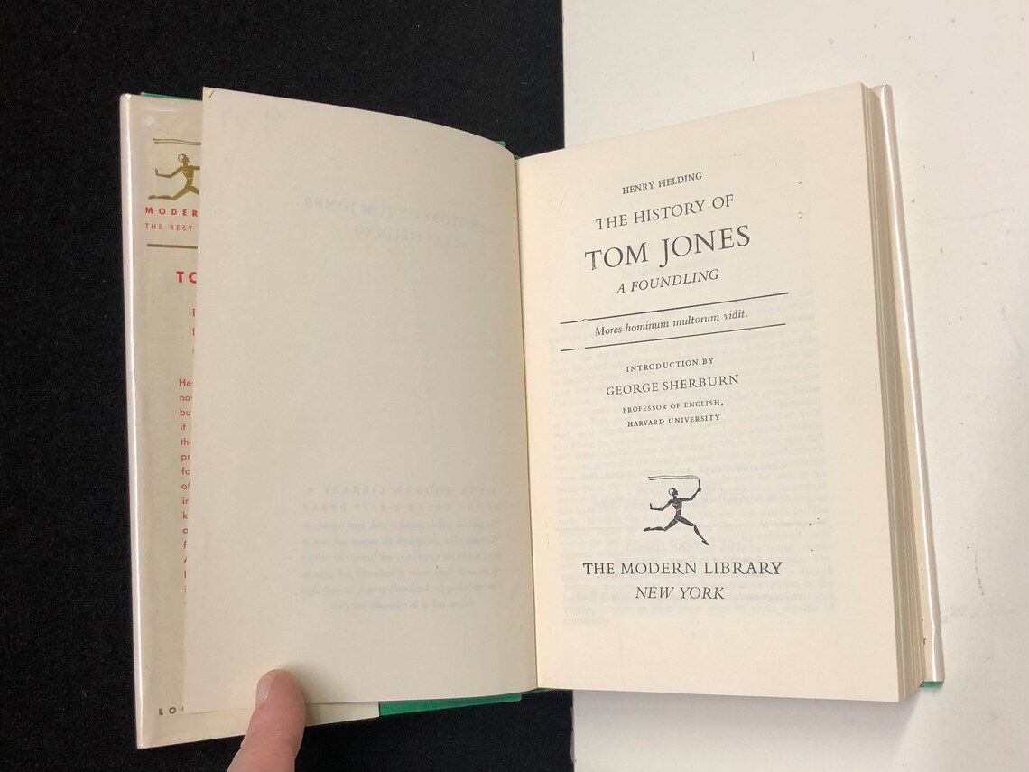 Henry Fielding Tom Jones Modern Library 185 1950 Dust - Etsy