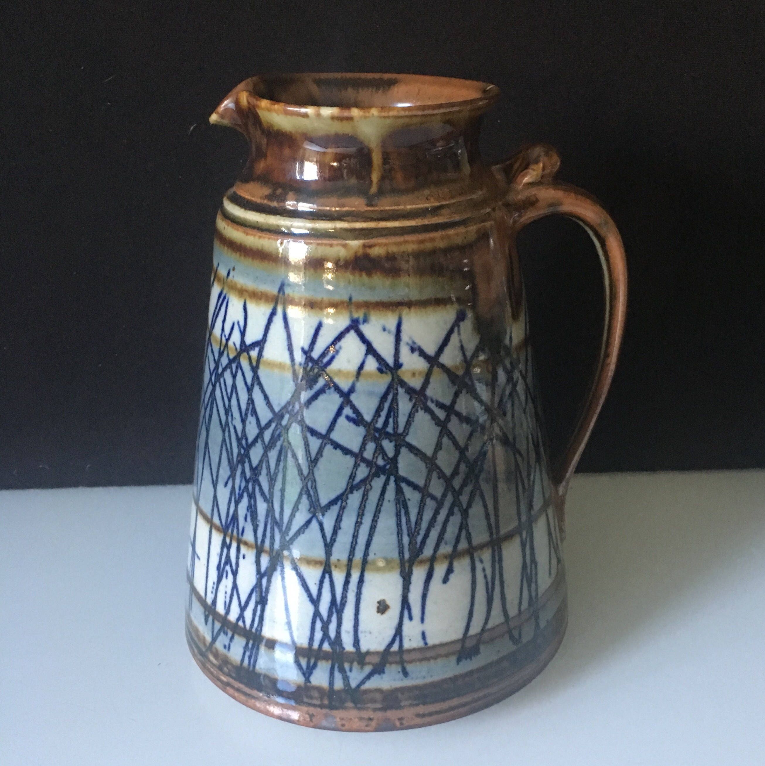Sam Scott Studio Pottery Water Pitcher Northwest Style | Etsy