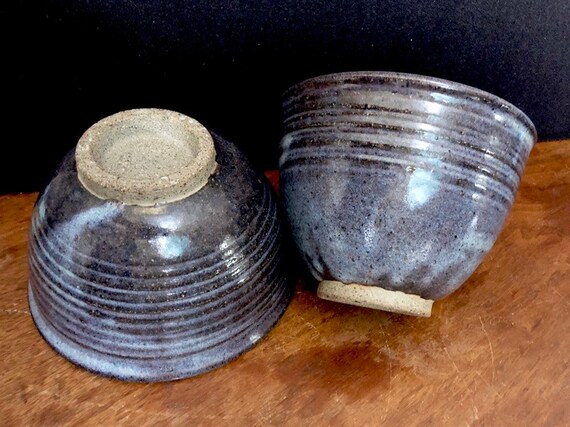Pair of Mike Beebe Studio Pottery Bowls | Etsy