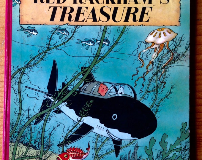 Tintin Red Rackham's Treasure Herge 1959 1st English - Etsy